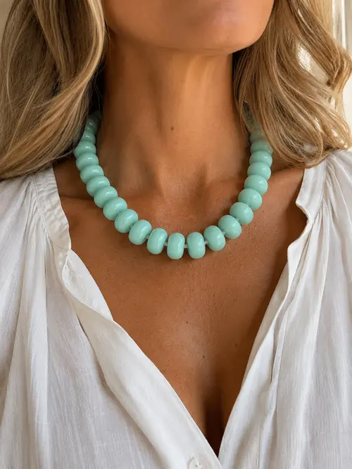 ERIN MCDERMOTT JEWELRY Sea-foam Mist Necklace