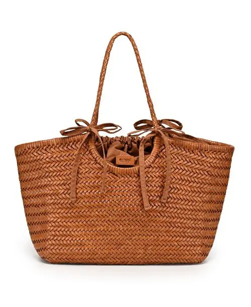 OLD TREND Reed Heritage Genuine Leather Shopper - Caramel