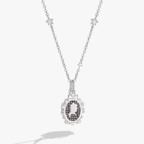 ALEX AND ANI American Girl® Samantha™ "kind" Locket Necklace By - Silver