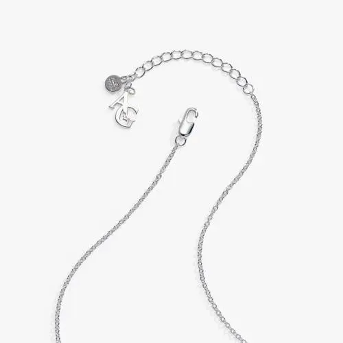 ALEX AND ANI American Girl® Samantha™ "kind" Locket Necklace By - Silver