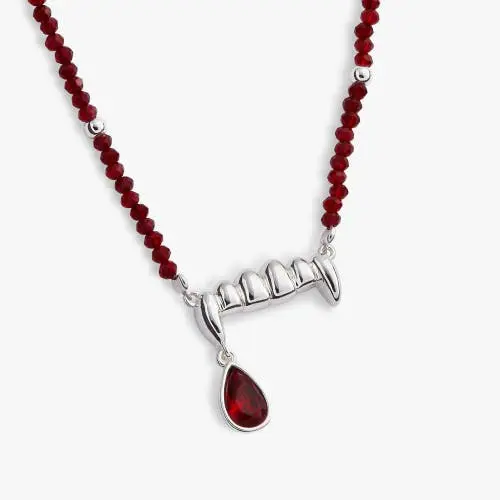 ALEX AND ANI Vampire Teeth Fangs Pendant