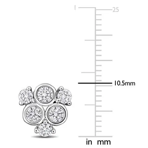 JULIANNA B. Lab-grown Diamond Cluster Earrings