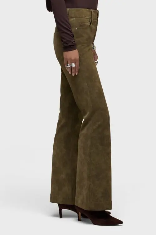 Hudson Jeans Dani Faux Suede Flare