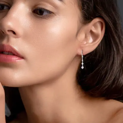 JULIANNA B. Lab-grown Diamond Drop Earrings