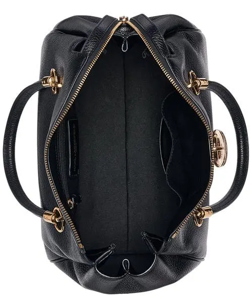 Karl Lagerfeld Paris Maelynn Satchel - Black/gold