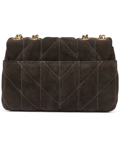 Karl Lagerfeld Paris Lafayette Small Suede Crossbody Bag With Gems