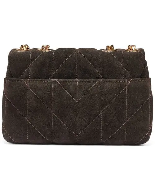 Karl Lagerfeld Paris Lafayette Small Suede Crossbody Bag With Gems