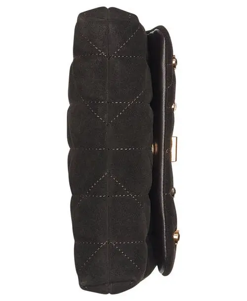 Karl Lagerfeld Paris Lafayette Small Suede Crossbody Bag With Gems