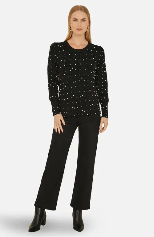 YUMI All Over Bead Knitted Jumper