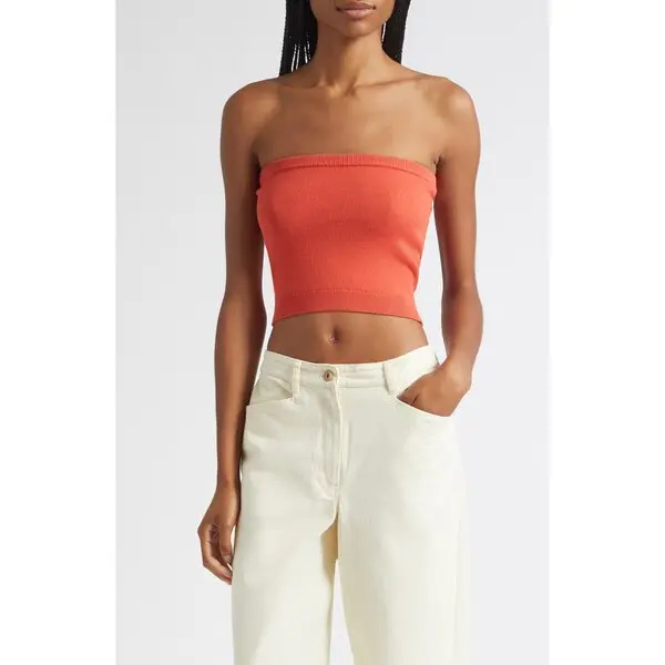 Posse Noah Strapless Top - Apple
