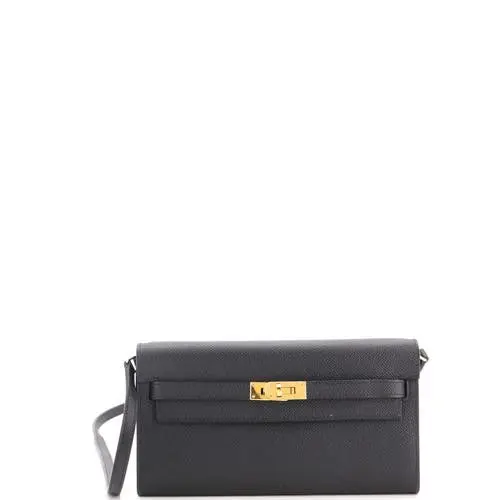 Hermès Kelly To Go Wallet Epsom - Black