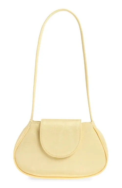 FOR THE AGES Ineva Moire Baguette Shoulder Bag - Yellow