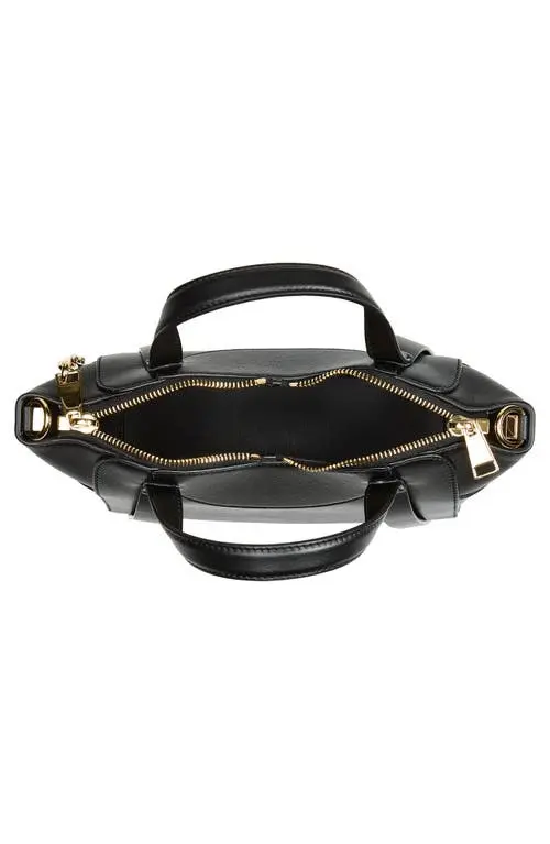 Givenchy Small Snatch Leather Chain Zip Tote