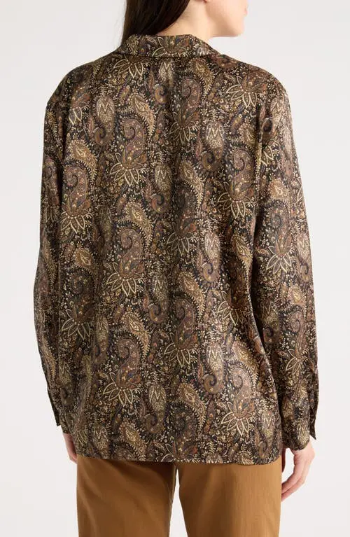 EMME Paisley Long Sleeve Shirt