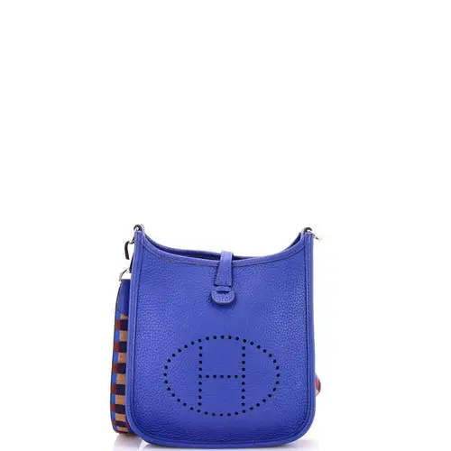 Hermès Evelyne Bag Gen Iii Clemence Tpm - Blue