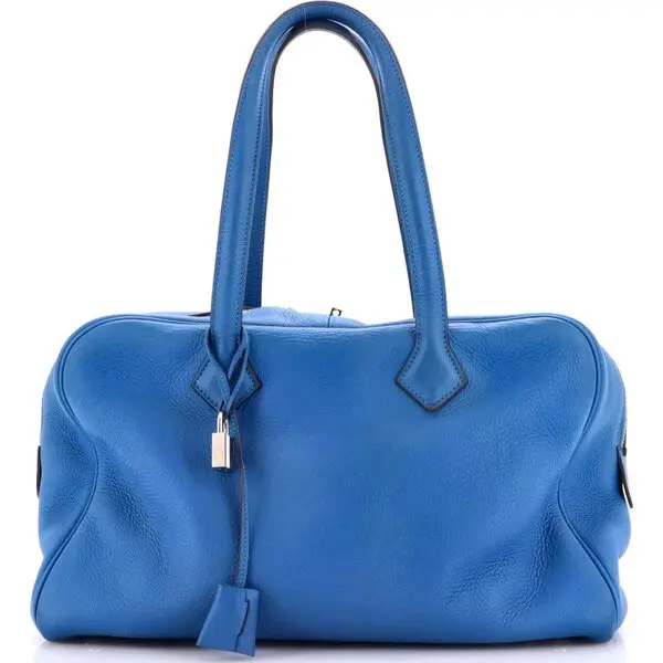Hermès Victoria Ii Bag Clemence 35 - Blue