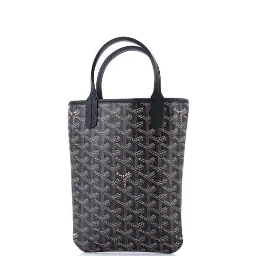 Goyard Poitiers Tote Coated Canvas Mini - Black