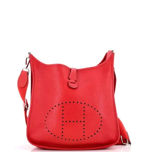 Hermès Evelyne Bag Gen Iii Clemence Pm - Red