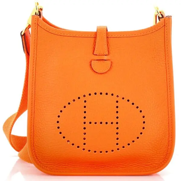 Hermès Evelyne Bag Gen Iii Clemence Tpm - Orange
