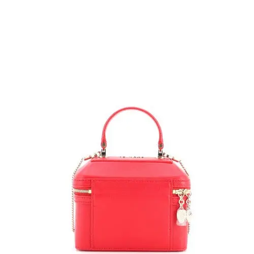 BVLGARI Serpenti Forever Top Handle Convertible Vanity Leather Small