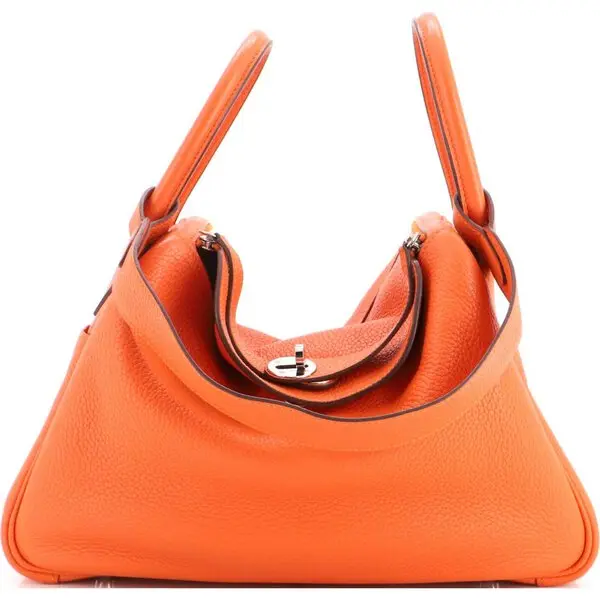 Hermès Lindy Bag Clemence 30 - Orange