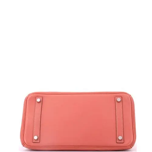 Hermès Birkin Handbag Pink Swift With Palladium Hardware 30
