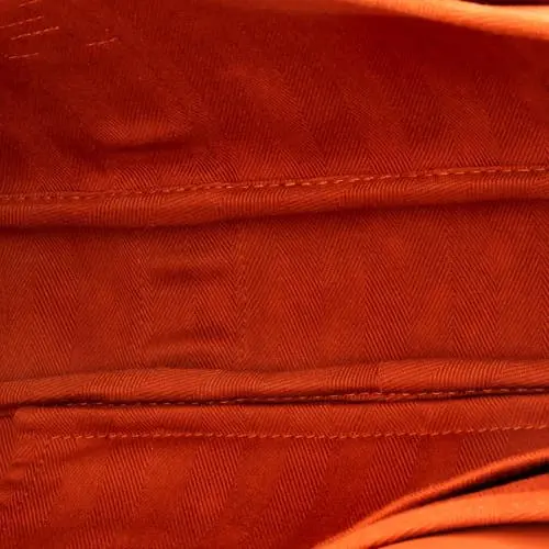 Hermès Valparaiso East West Bag Toile And Leather Pm - Orange