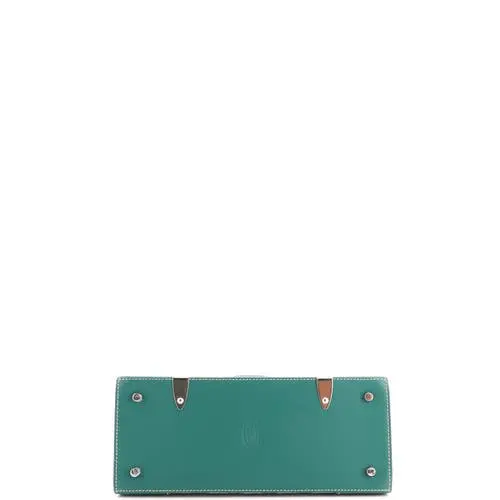 Goyard Saigon Top Handle Bag Coated Canvas With Leather Pm