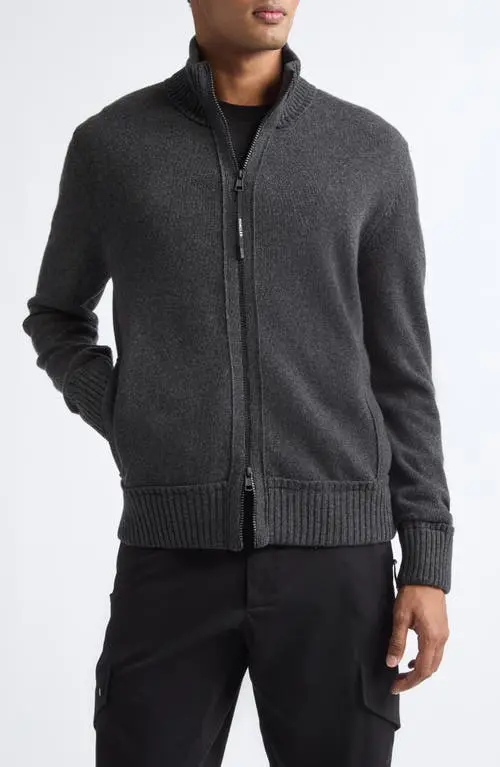 Moncler Virgin Wool & Cashmere Zip-up Cardigan