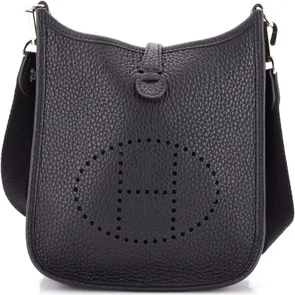 Hermès Evelyne Bag Gen Iii Clemence Tpm - Black