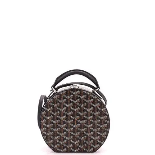 Goyard Alto Hatbox Bag Coated Canvas - Black