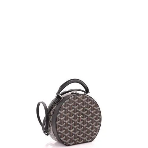Goyard Alto Hatbox Bag Coated Canvas - Black