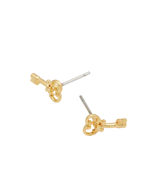 FABLE ENGLAND Key Stud Earrings