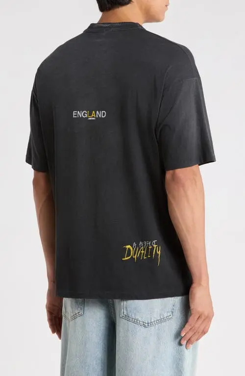 REPRESENT Enemy Graphic Tee - Washed Black