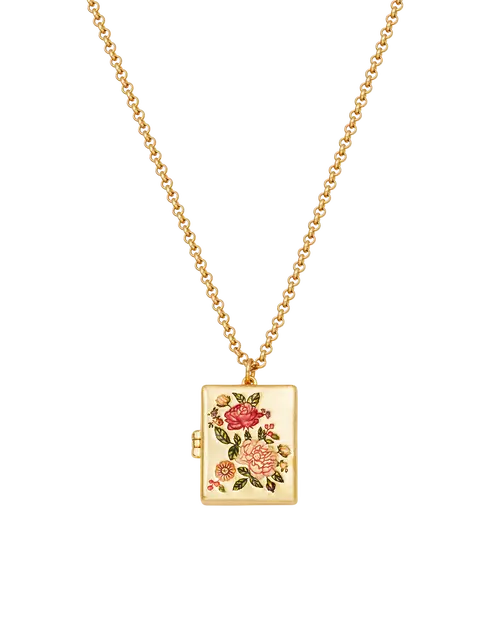 FABLE ENGLAND Eve Floral Locket