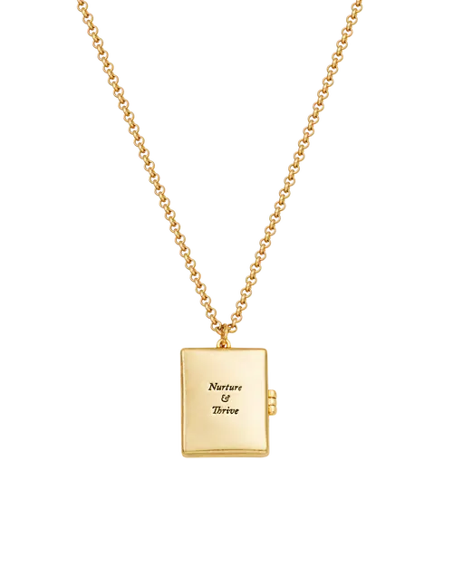 FABLE ENGLAND Eve Floral Locket