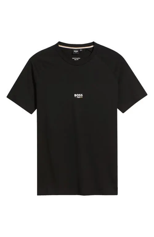 BOSS Slim Fit Logo Graphic T-shirt - Black