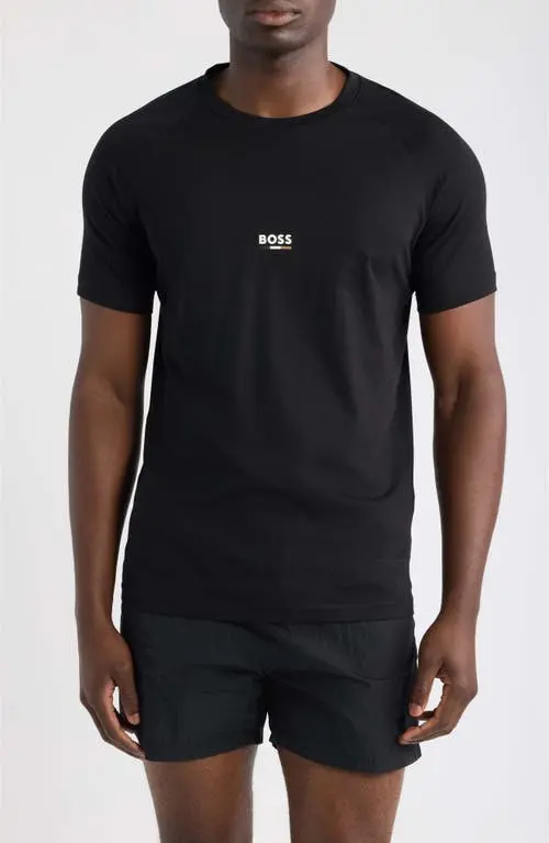 BOSS Slim Fit Logo Graphic T-shirt - Black