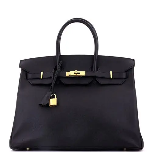 Hermès Birkin Handbag Epsom With Gold Hardware 35