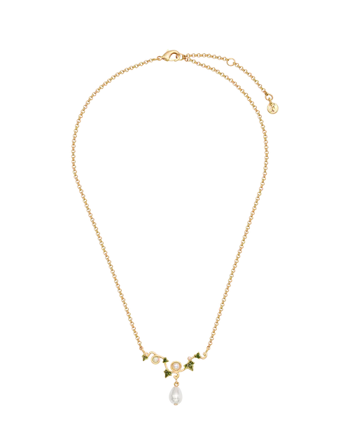FABLE ENGLAND Ivy & Pearl Necklace