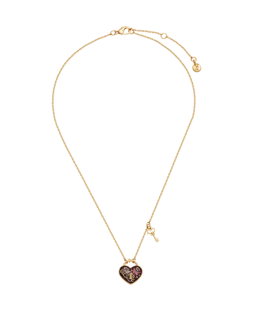 FABLE ENGLAND Eve Heart Lock & Key Necklace