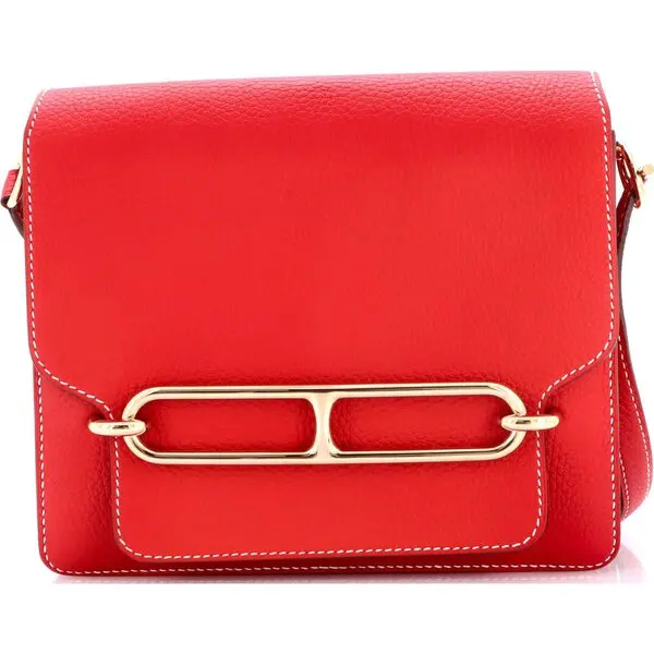 Hermès Roulis Bag Clemence 23 - Red