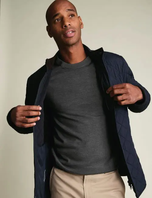 CHARLES TYRWHITT Diamond Quilted Jacket