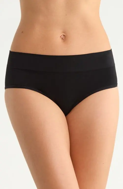 Nordstrom 3-pack Seamless Hipster Briefs - Black