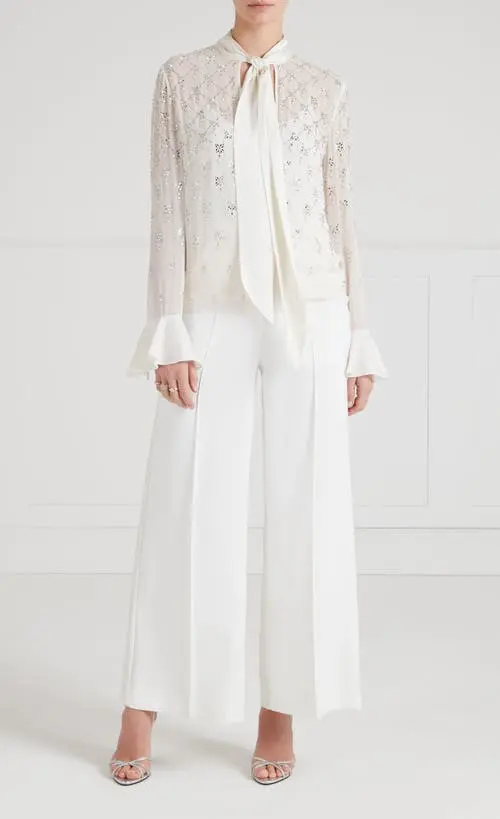 TEMPERLEY LONDON Gallantry Blouse - Ivory