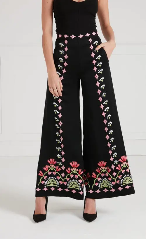 TEMPERLEY LONDON Rosalba Trousers - Black