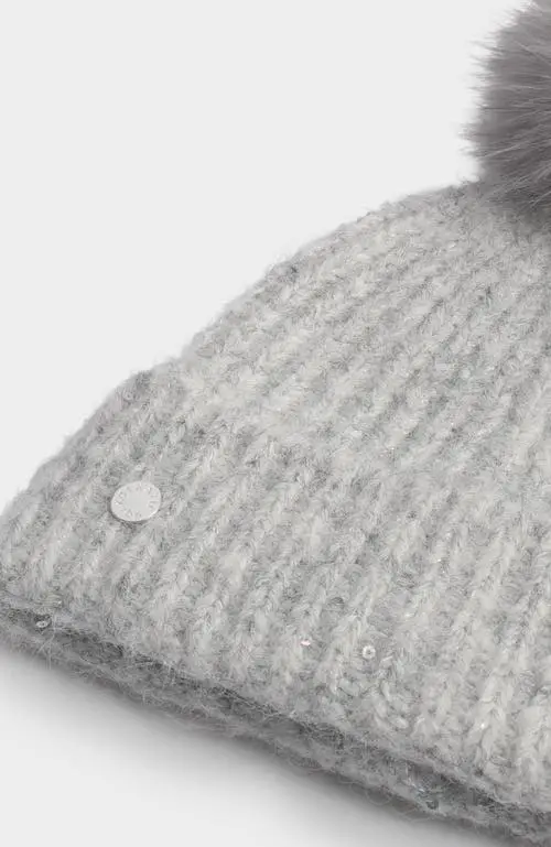 KATIE LOXTON Sequin Soft Knit Hat