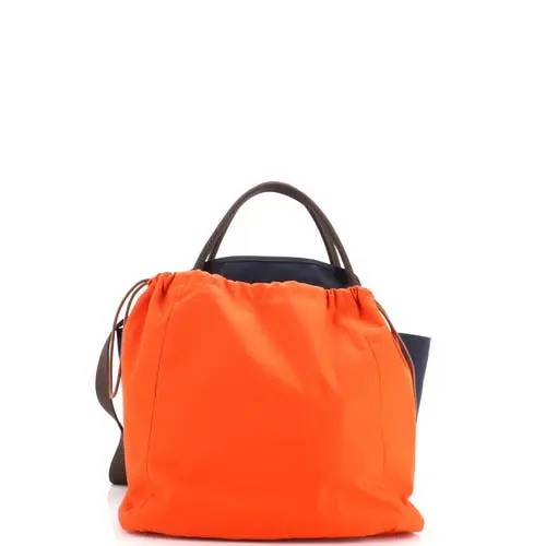 Hermès Sac De Pansage Groom Handbag Canvas