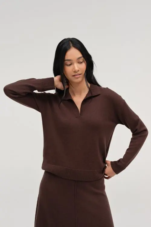 Chinti & Parker Wool-cashmere Collared Sweater