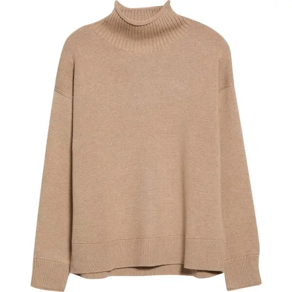 Marine Layer Maggie Rollneck Sweater - Almond